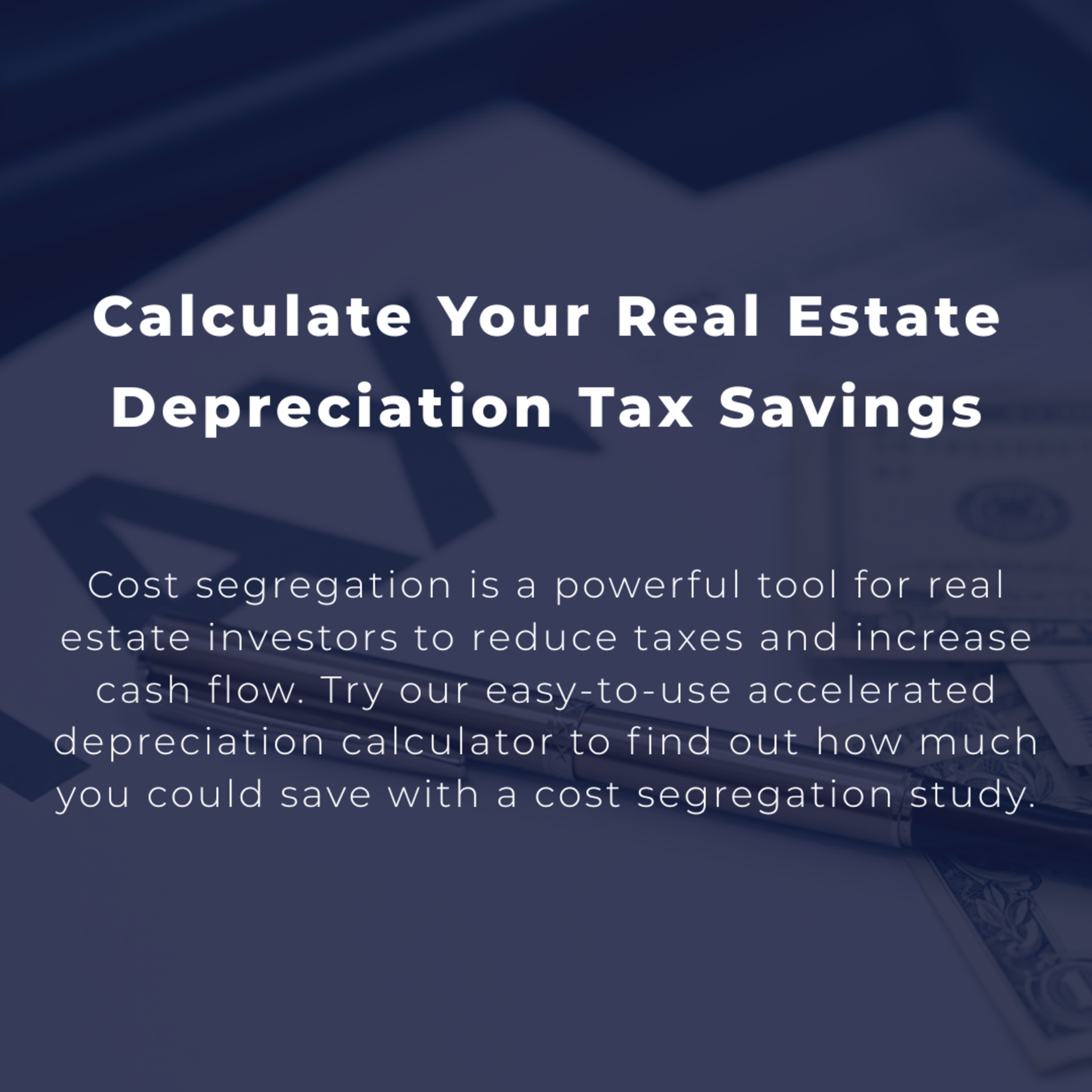 Cost Segregation Calculator | Maximize Real Estate Tax Savings - Austin ...