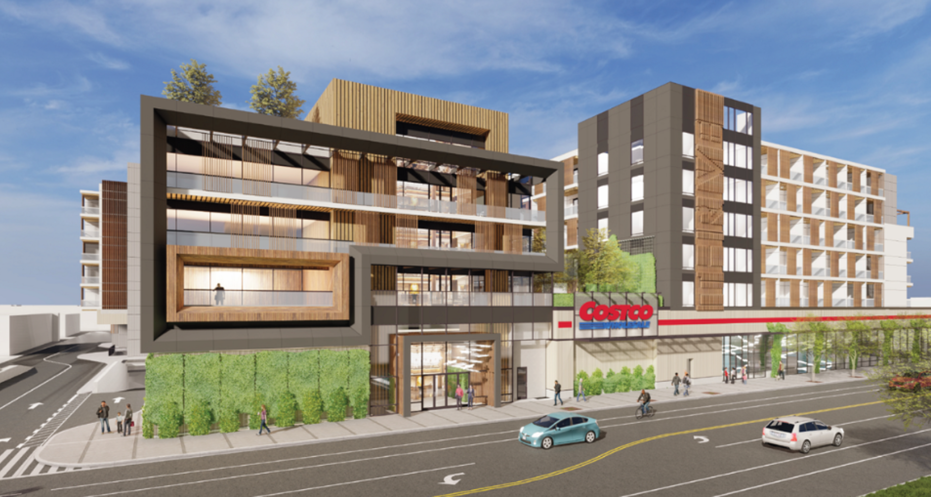 New Costco Design With Apartments Overhead