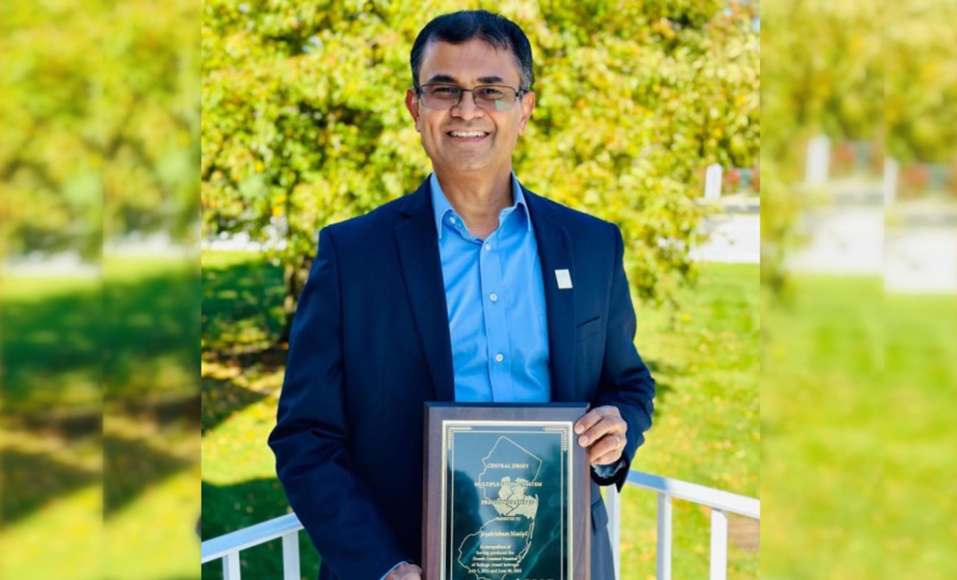 jay maniyil wins cjmls president's award