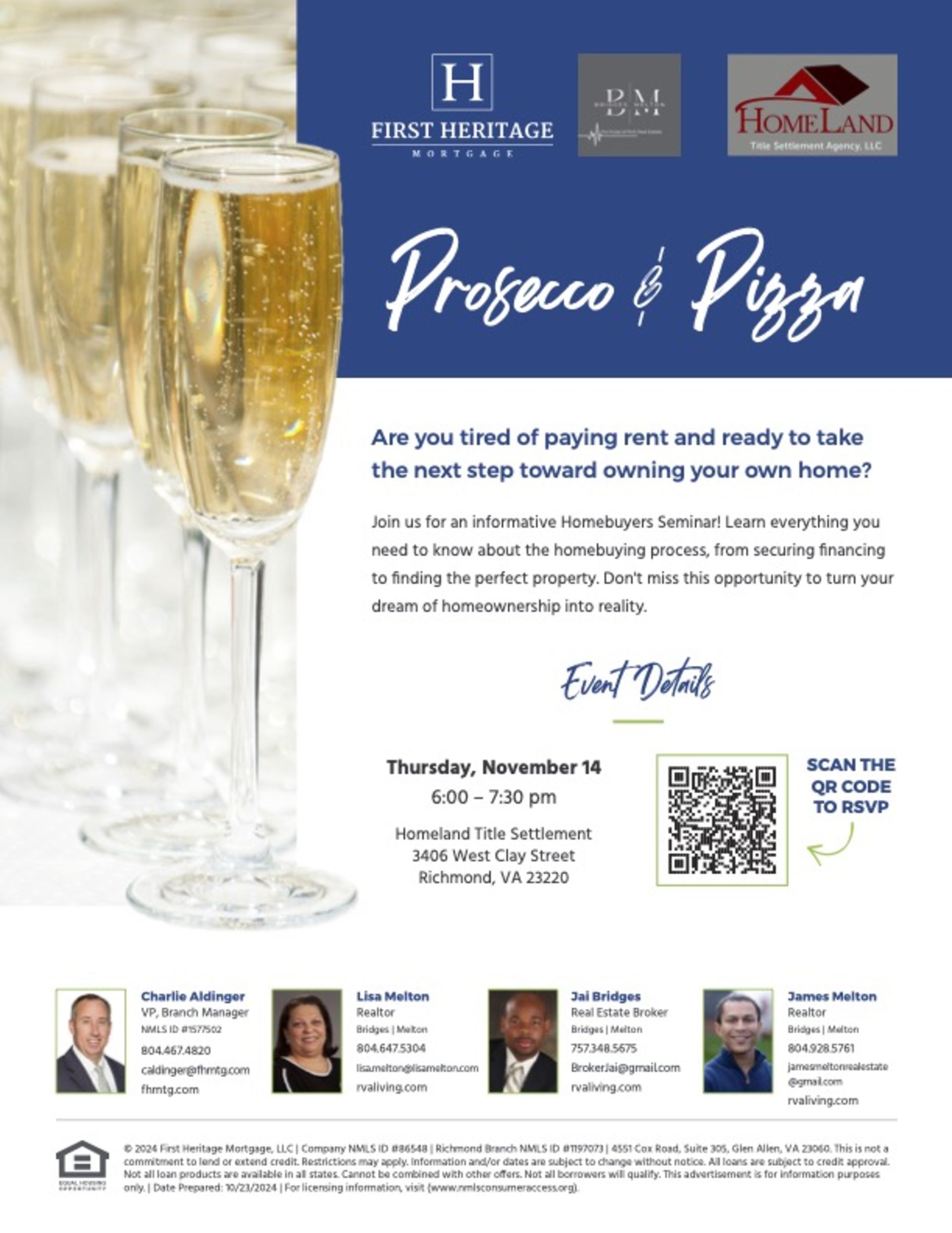 Prosecco & Pizza - The Pulse of RVA Real Estate