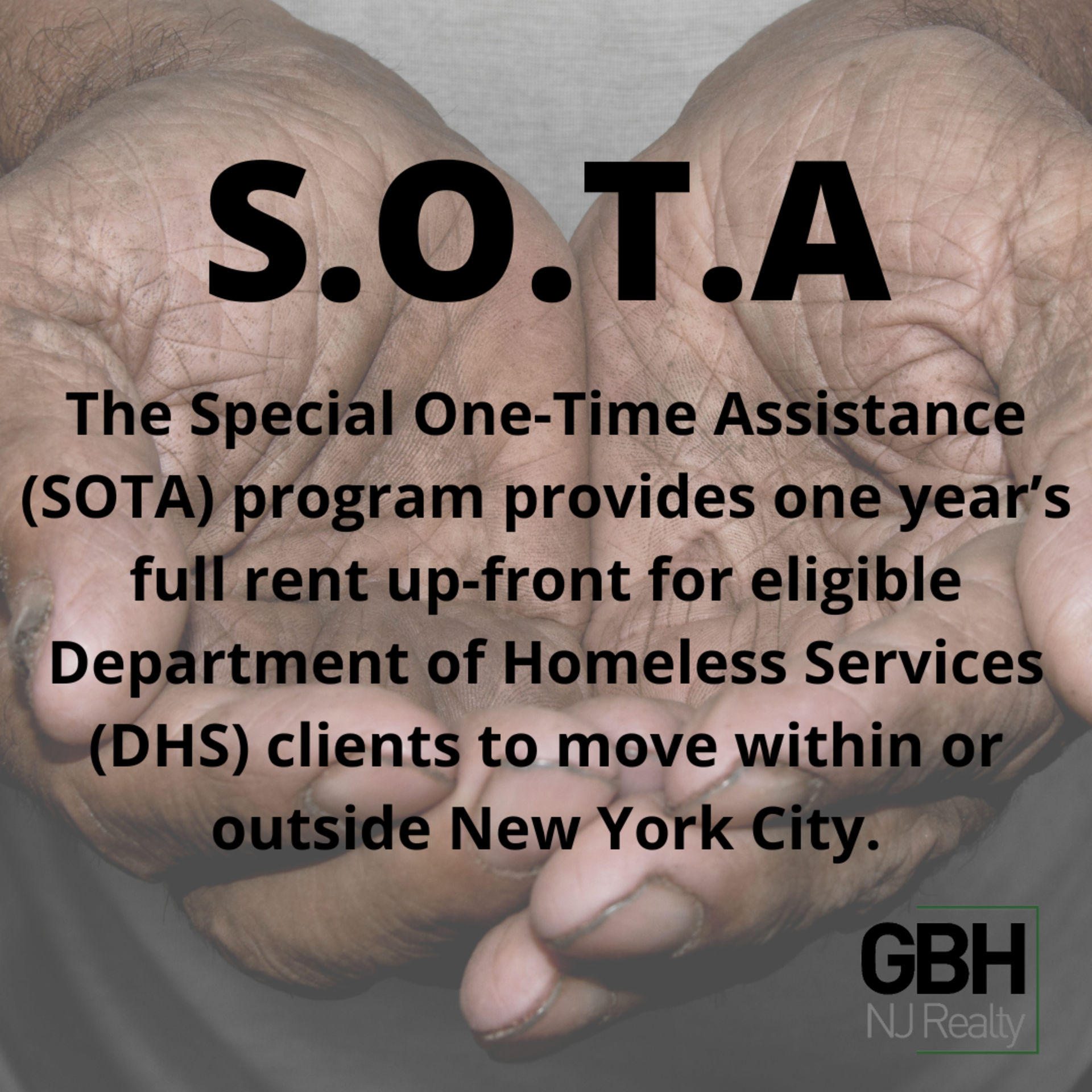 HELP FOR HOMELESS, NJ RENTERS, SOTA PROGRAM - Buying or Selling, it's ...