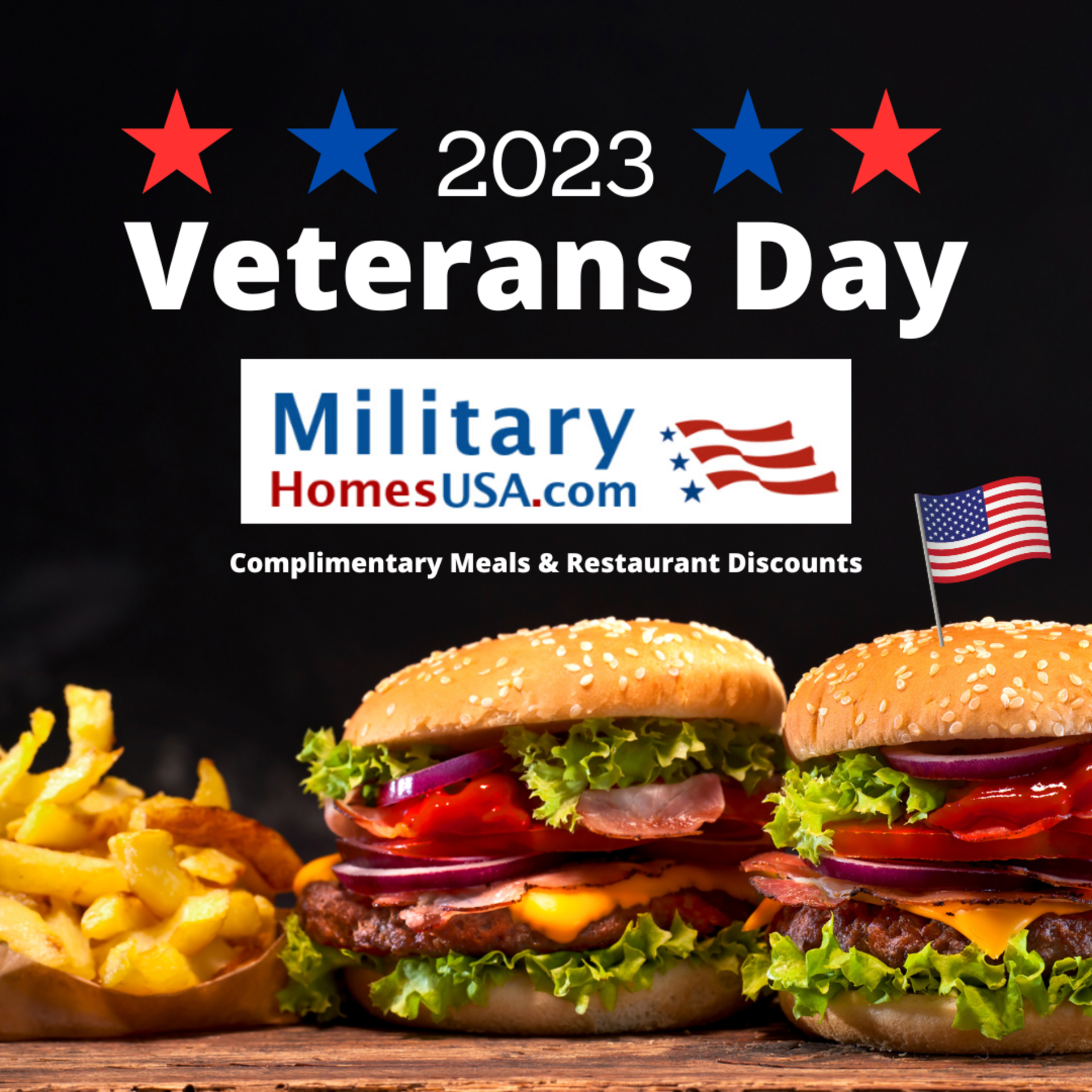 Veteran's Day 2023 Free Meals & Discounts - Agency Realtors