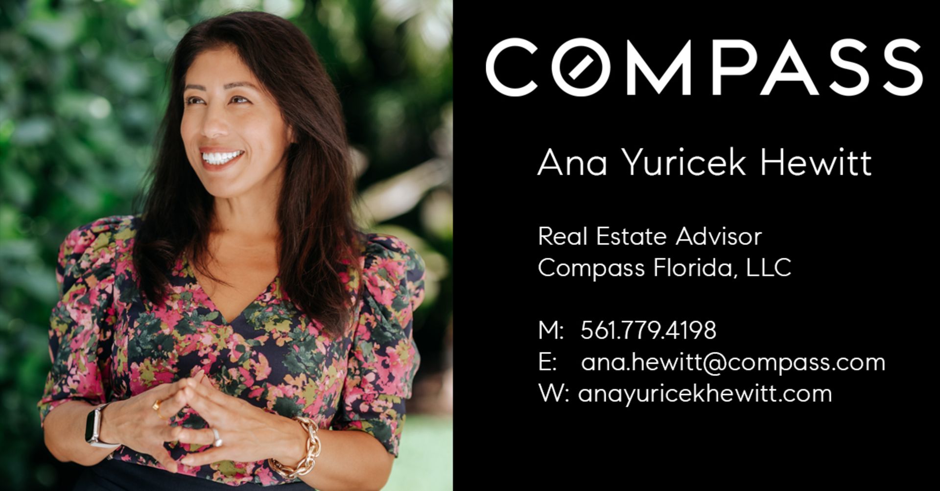 Ana Yuricek Hewitt | Compass RE Advisor - Palm Beach County Realtor